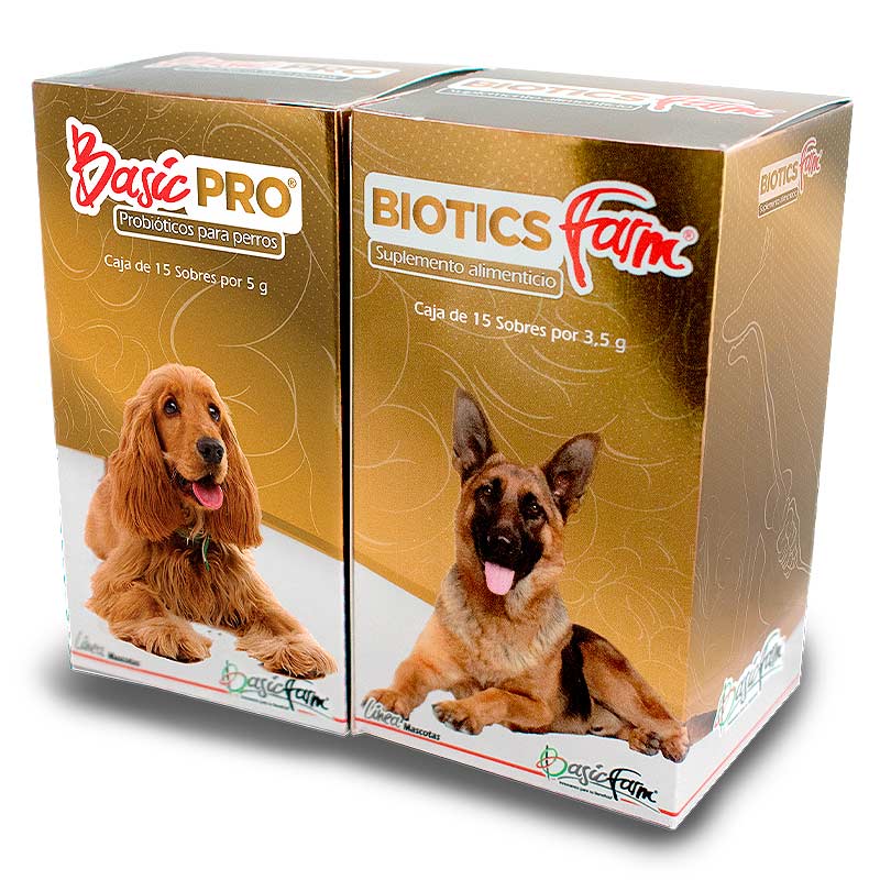 BASICPRO CAJA * 15 SOBRE + BIOTICS FARM CAJA * 15 SOBRES | Zooluvet